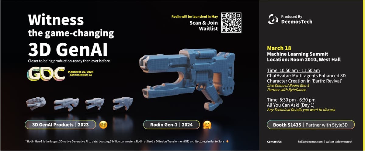 Rodin Gen-1, the best 3D Generation AI ? | Blog & News